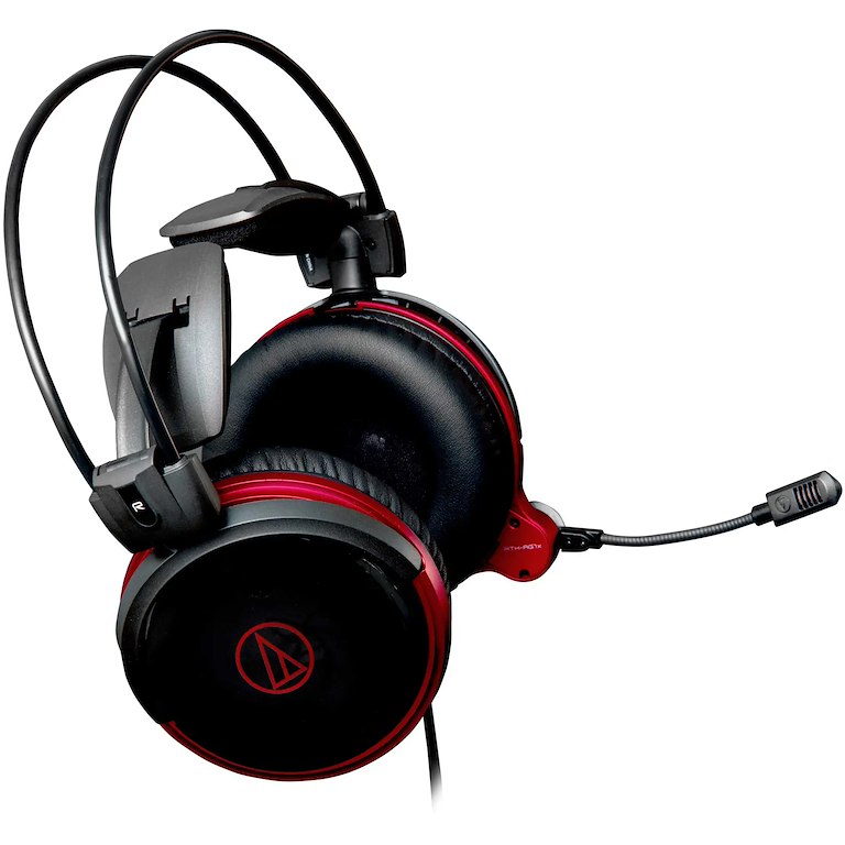 Audio - technica ATH-AG1X Hi-Fi Gaming Headset Slušalice sa mikrofonom, Crvene