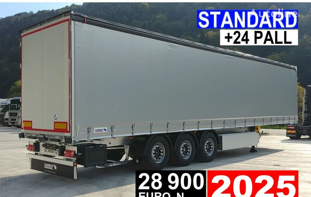 Nova Schmitz Cargobull STANDARD + 24 PAL poluprikolica sa kliznom ceradom