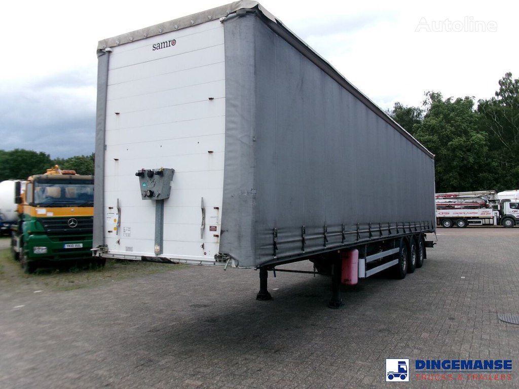 Samro Curtain side trailer 89 m3 poluprikolica sa kliznom ceradom