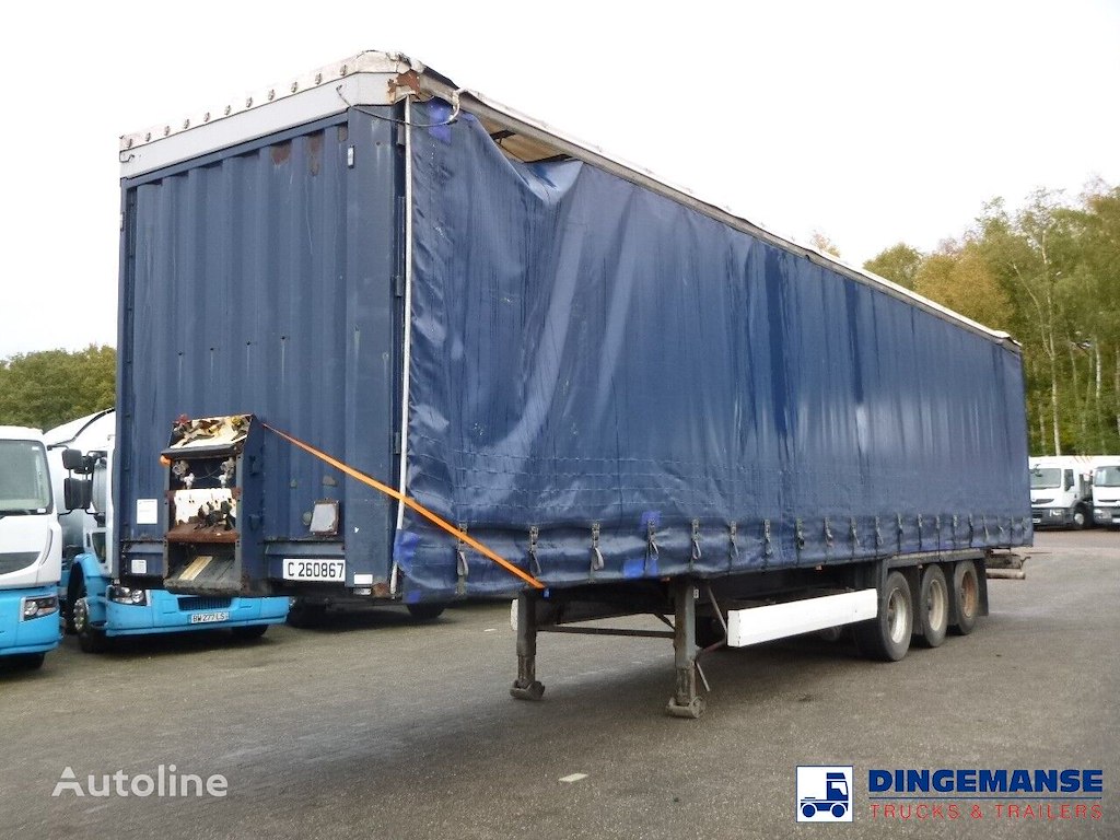 Krone Curtain side trailer double stock 97 m3 poluprikolica sa kliznom ceradom