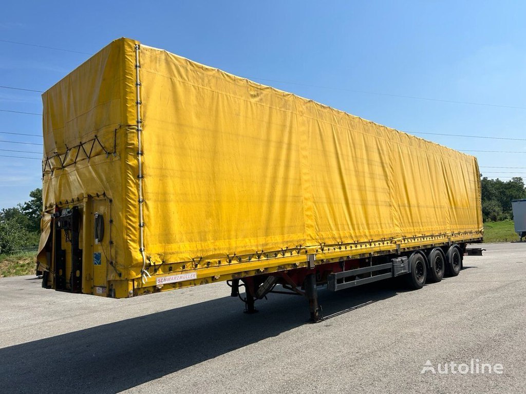 Schwarzmüller Spezialauflieger Schräglader, Coilmulde mehrere Einheiten verfüg poluprikolica sa kliznom ceradom