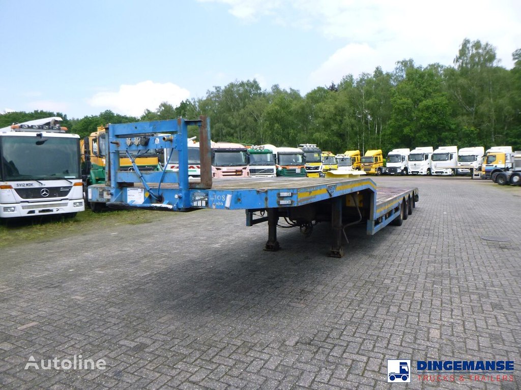 Broshuis 3-axle semi-lowbed trailer 45 t / extendable poluprikolica sa niskom platformom