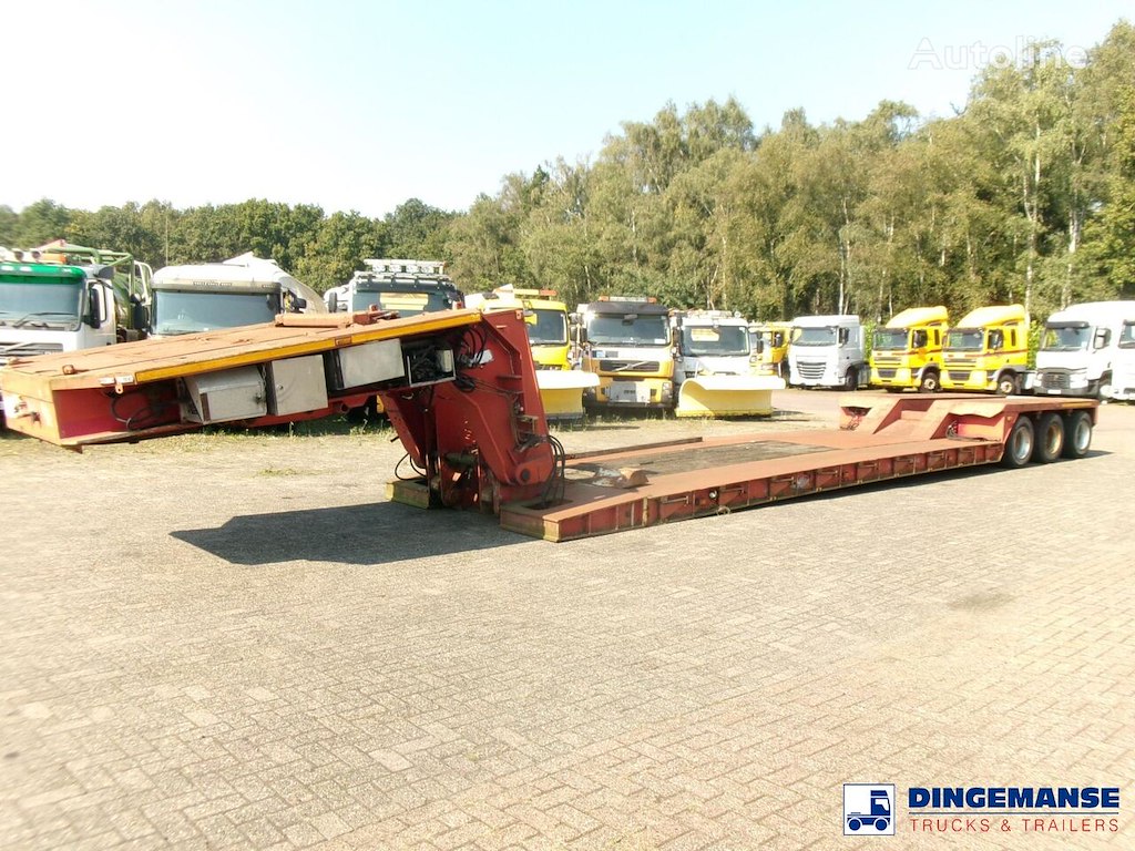 Grafton 3-axle lowbed trailer 70 t // extendable poluprikolica sa niskom platformom