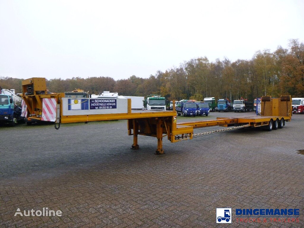 Broshuis 3-axle semi-lowbed trailer E-2190-24 / 47.5 T ext. 15.2m poluprikolica sa niskom platformom