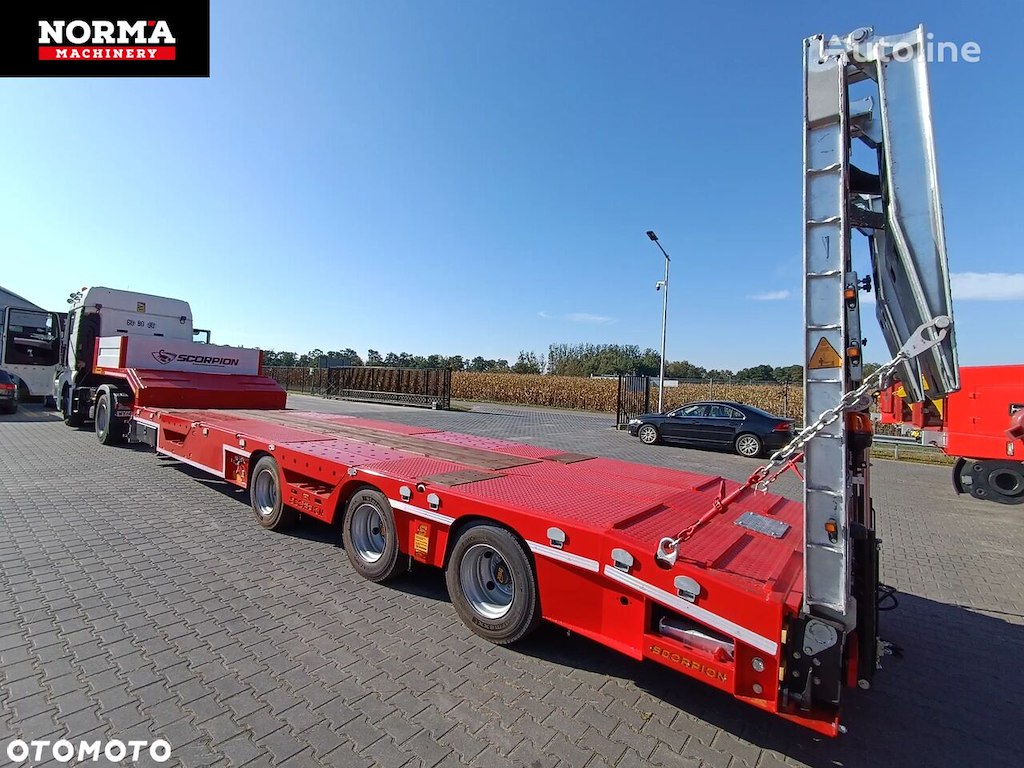 Nova Scorpion Trailer zagłębienia najazdy hydrauliczne poluprikolica sa niskom platformom