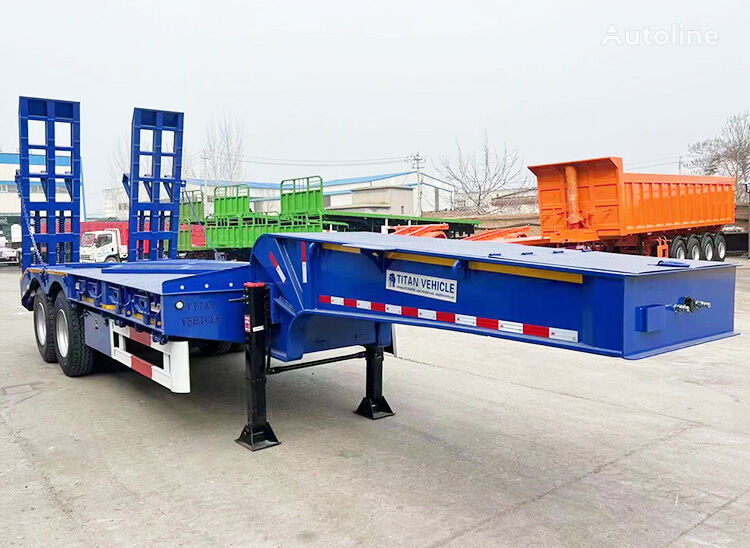 Nova Titan Low Loader Semi Trailer for Sale Price -F poluprikolica sa niskom platformom