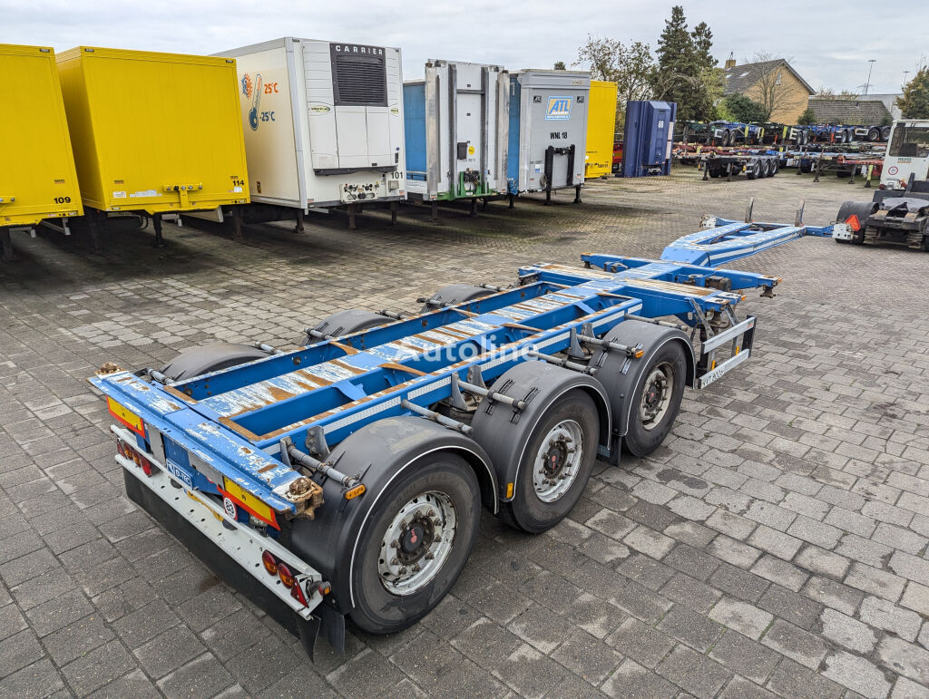 D-Tec FLEXITRAILER VCC-01 MULTI - 3-Assen SAF - DiscBrakes - Lift Axle poluprikolica za prevoz kontejnera