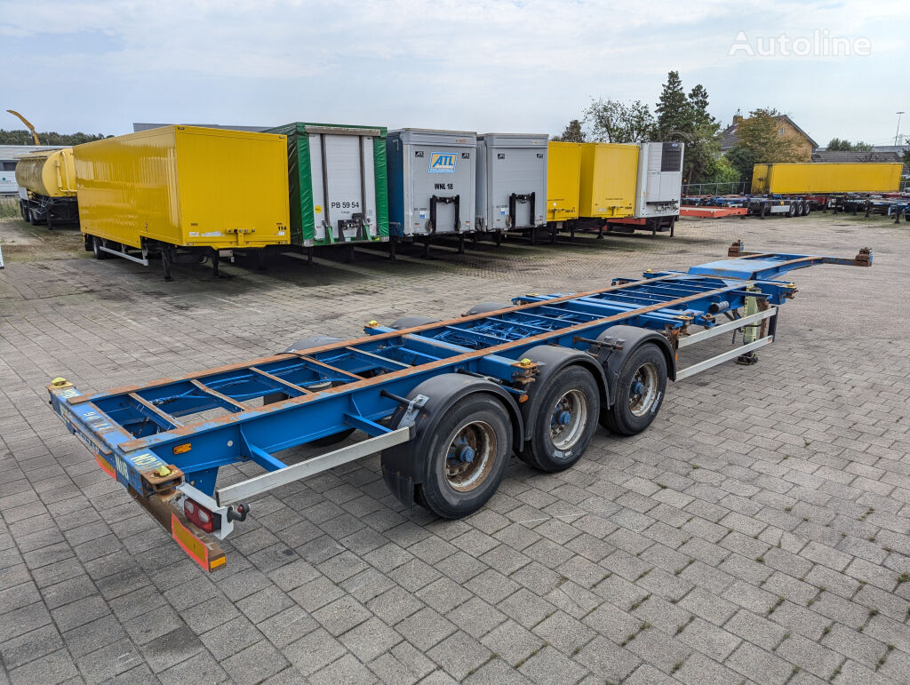 Groenewegen 40.05CC-12-27 3-Assen BPW - Lift-as - Drum Brakes - 5560KG - 10 poluprikolica za prevoz kontejnera