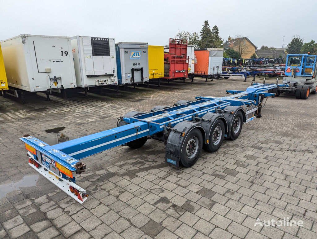 D-Tec EUROFLEX VCC-01 MULTI - 3-Assen SAF - DiscBrakes - All Container poluprikolica za prevoz kontejnera