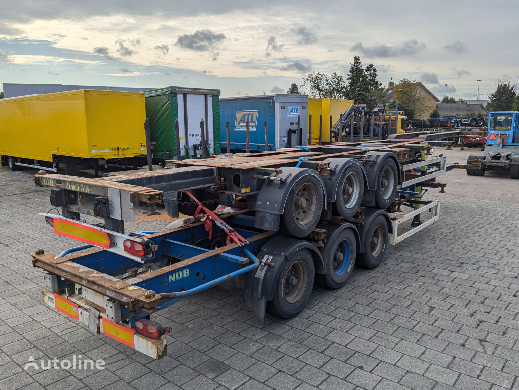 Krone SD 3-Assen BPW - DrumBrakes - All Connections - Package of 2 (O1 poluprikolica za prevoz kontejnera