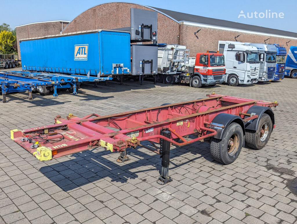 Shladot SD-901M 2-Assen ROR - DrumBrakes - SteelSuspension - 20 poluprikolica za prevoz kontejnera