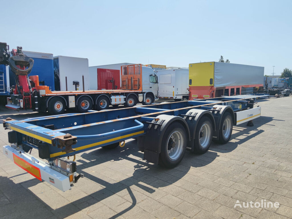 Krone SD 40/45 FT ContainerChassis 4720kg - BPW drum Brakes (O1503) poluprikolica za prevoz kontejnera