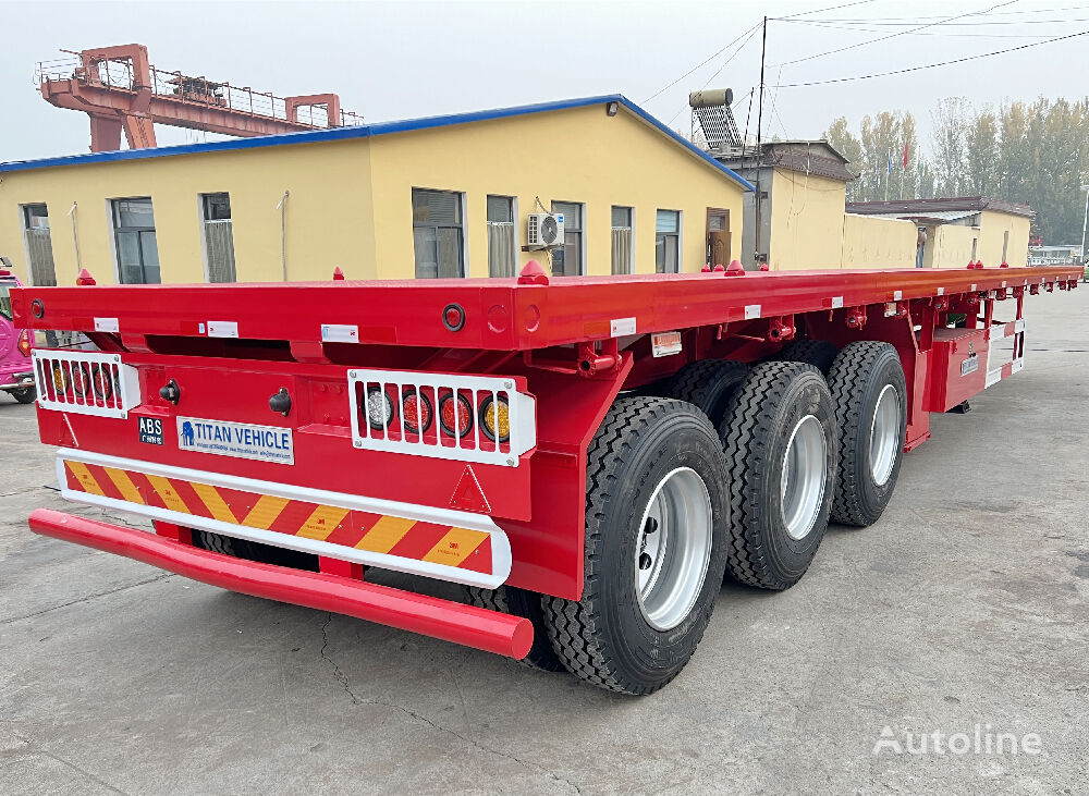 Nova TITAN 12.5m Flatbed Semi Trailer with ABS - Y poluprikolica platforma