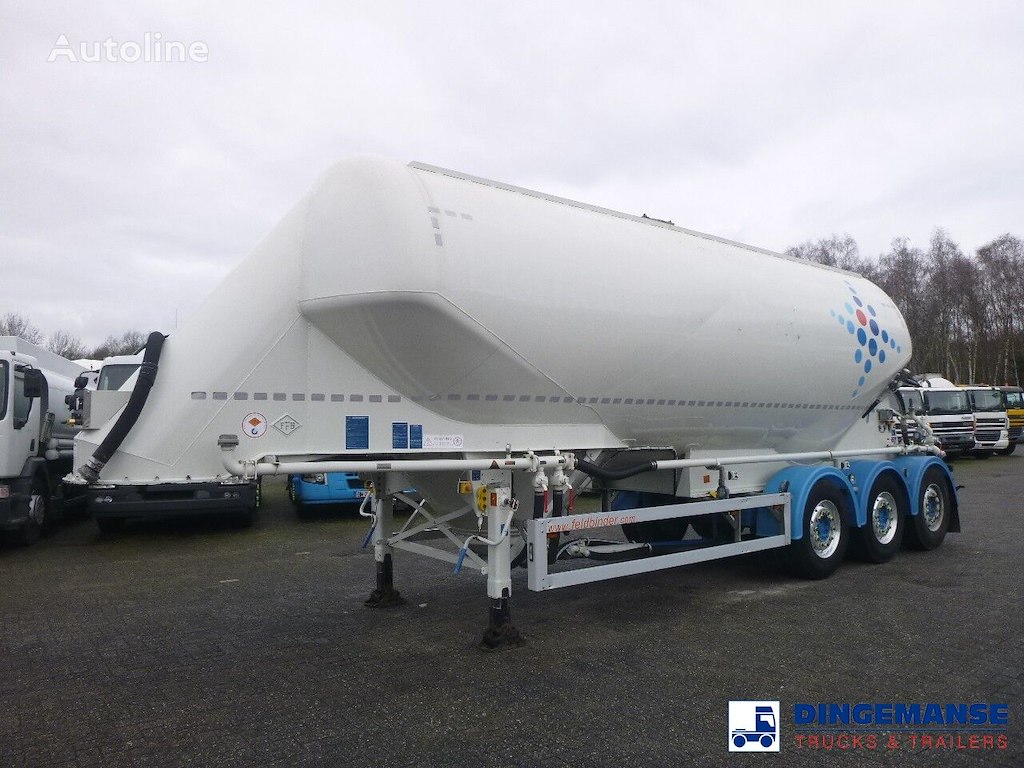 Feldbinder Powder tank alu 36 m3 / 1 comp cisterna za prevoz cementa