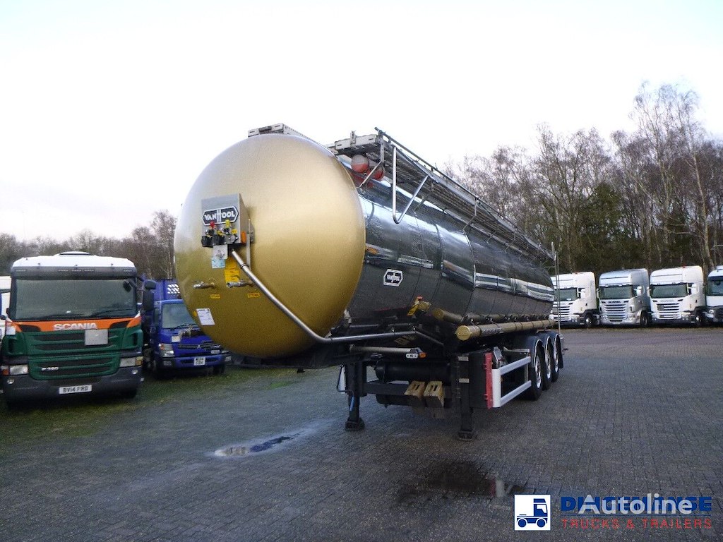 Van Hool Chemical tank inox L4BH 30 m3 / 1 comp / ADR 29/08/24 cisterna za prevoz hemikalija