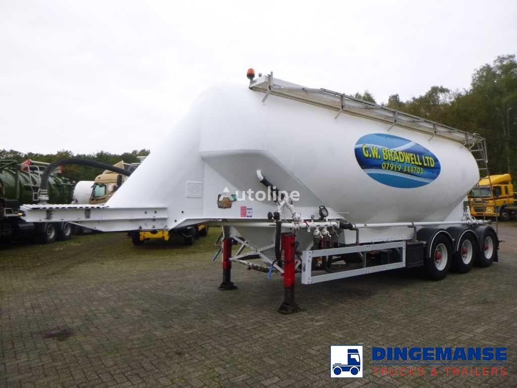 Feldbinder Powder tank alu 40 m3 / 1 comp cisterna za prevoz cementa