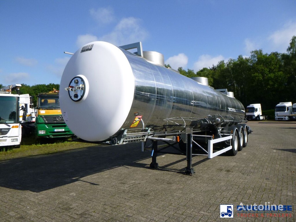 Magyar Chemical ACID tank inox 22.5 m3 / 1 comp cisterna za prevoz hemikalija