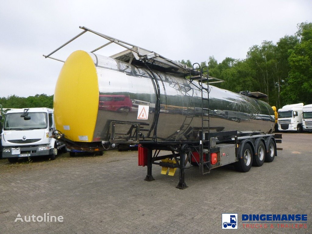 Crane Fruehauf Bitumen tank inox 28 m3 / 1 comp cisterna za bitumen