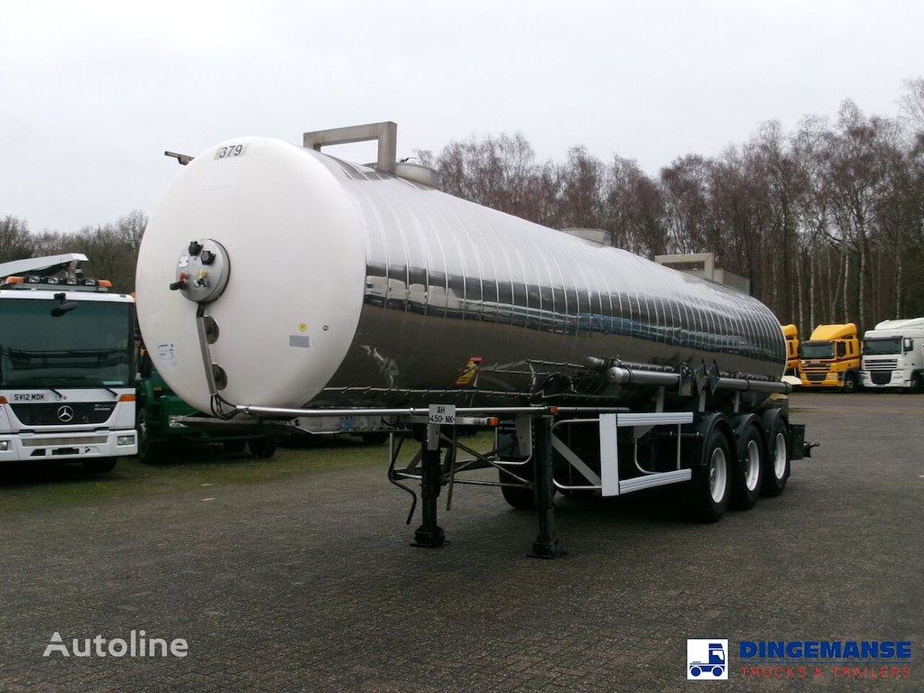 Maisonneuve Chemical tank inox 22.3 m3 / 1 comp cisterna za prevoz hemikalija