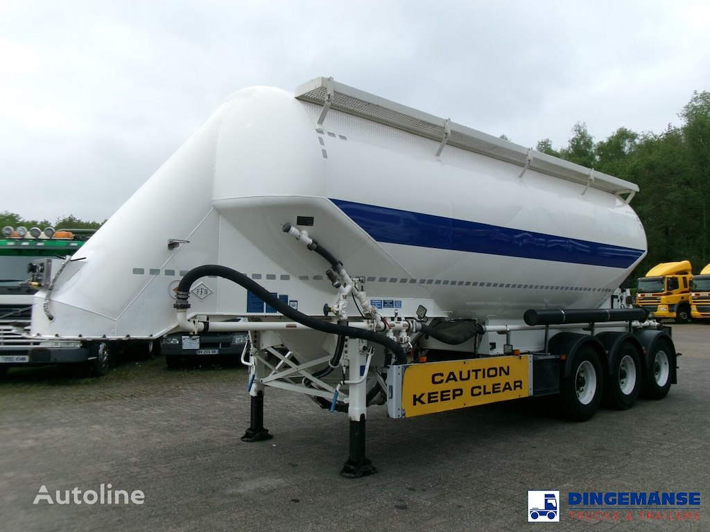 Feldbinder Powder tank alu 36 m3 / 1 comp cisterna za prevoz cementa