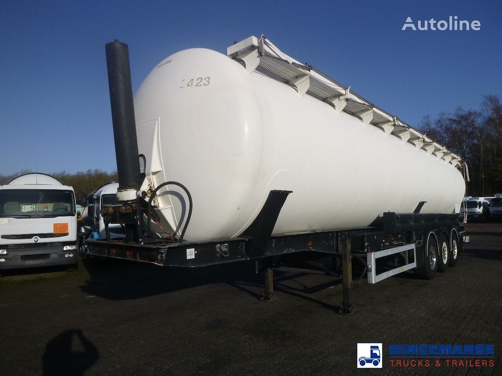 Feldbinder Powder tank alu 63 m3 (tipping) cisterna silos