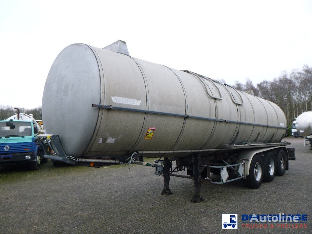 Trailor Heavy oil / bitumen tank steel 31.1 m3 / 1 comp cisterna za bitumen