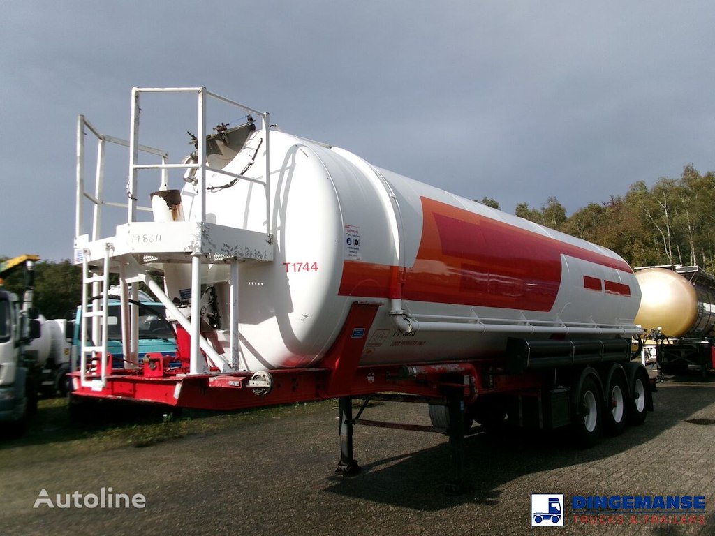 Feldbinder Powder tank alu 41 m3 (tipping) cisterna silos