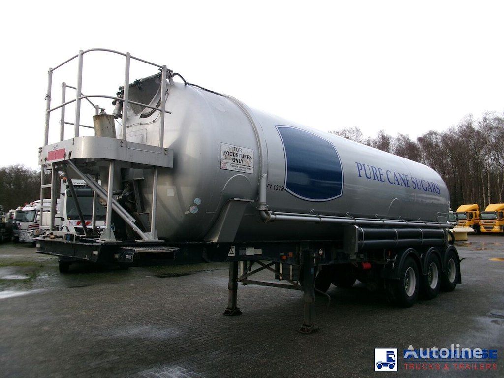 Feldbinder Powder tank alu 38 m3 (tipping) poluprikolica autocisterna