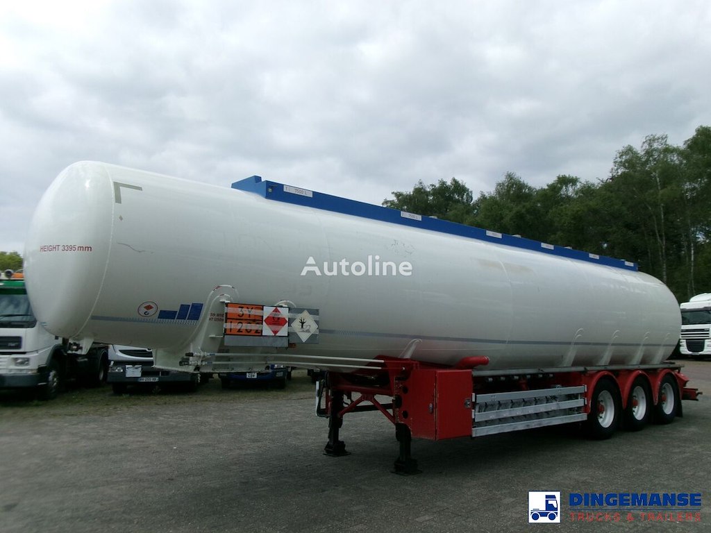 Feldbinder Fuel tank alu 44.6 m3 + pump cisterna za goriva i maziva