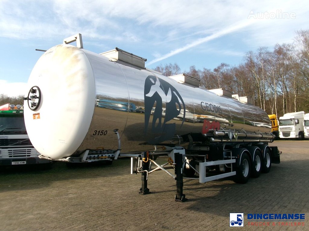 Magyar Chemical tank inox 29.8 m3 / 1 comp cisterna za prevoz hemikalija