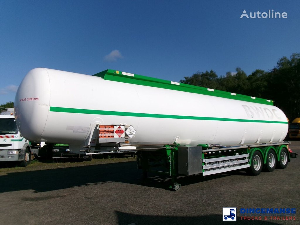 Feldbinder Fuel tank alu 42 m3 / / 6 comp + pump cisterna za goriva i maziva