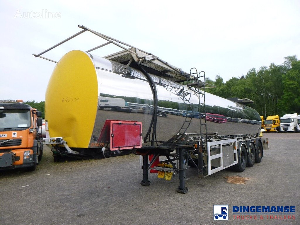 Crane Fruehauf Bitumen tank inox 28 m3 / 1 comp cisterna za bitumen