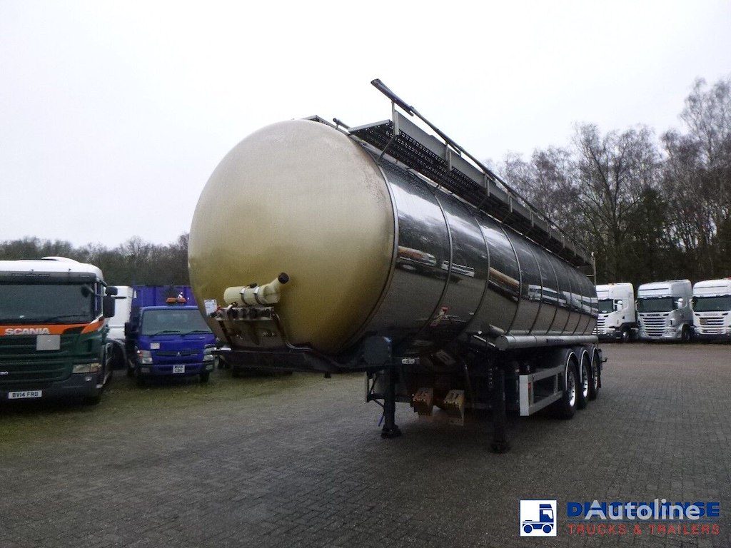 Dijkstra Chemical tank inox L4BH 37.5 m3 / 1 comp cisterna za prevoz hemikalija