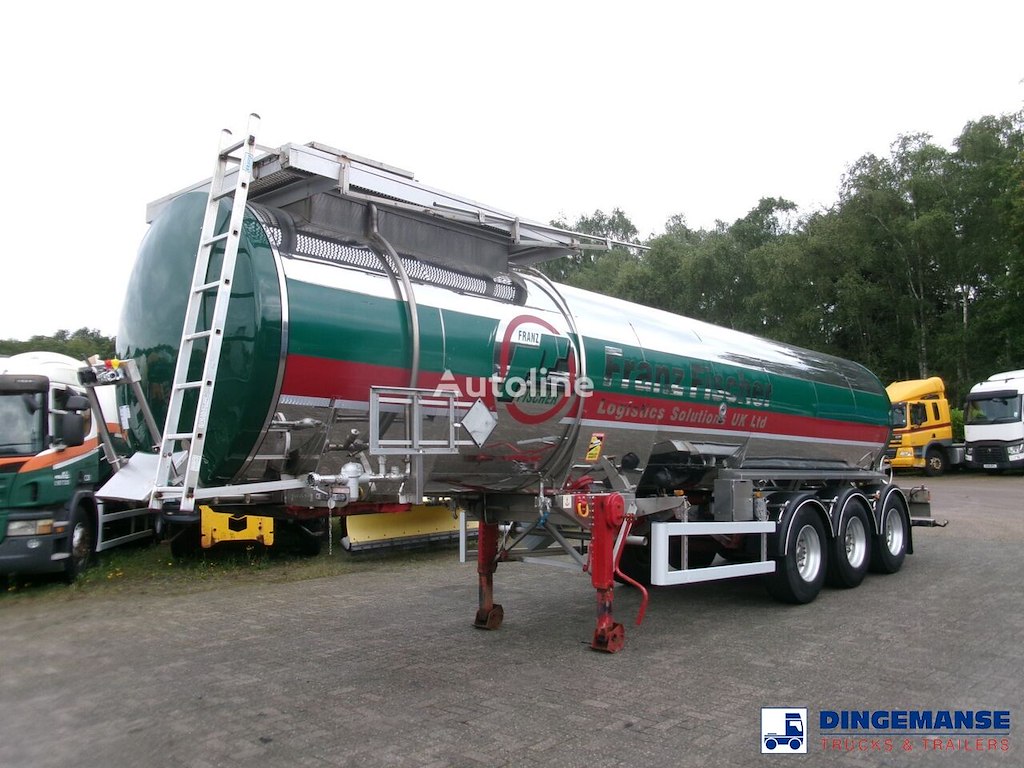 Clayton Chemical tank inox 18 m3 / 1 comp cisterna za prevoz hemikalija