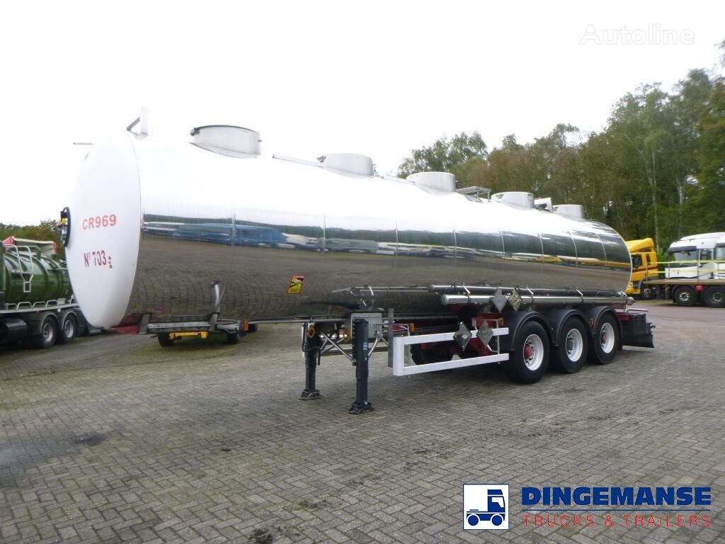 Magyar Chemical tank inox 33.6 m3 / 1 comp cisterna za prevoz hemikalija