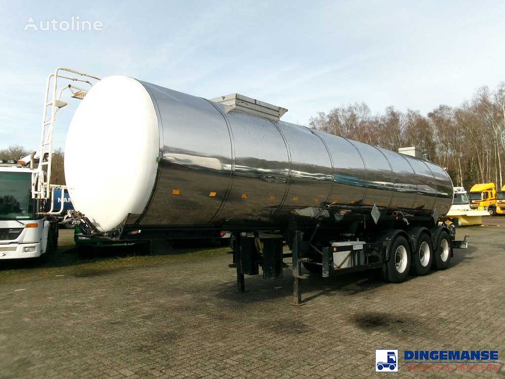 Tank Metalovouga Bitumen / heavy oil inox 29 m3 / 1 comp cisterna za bitumen