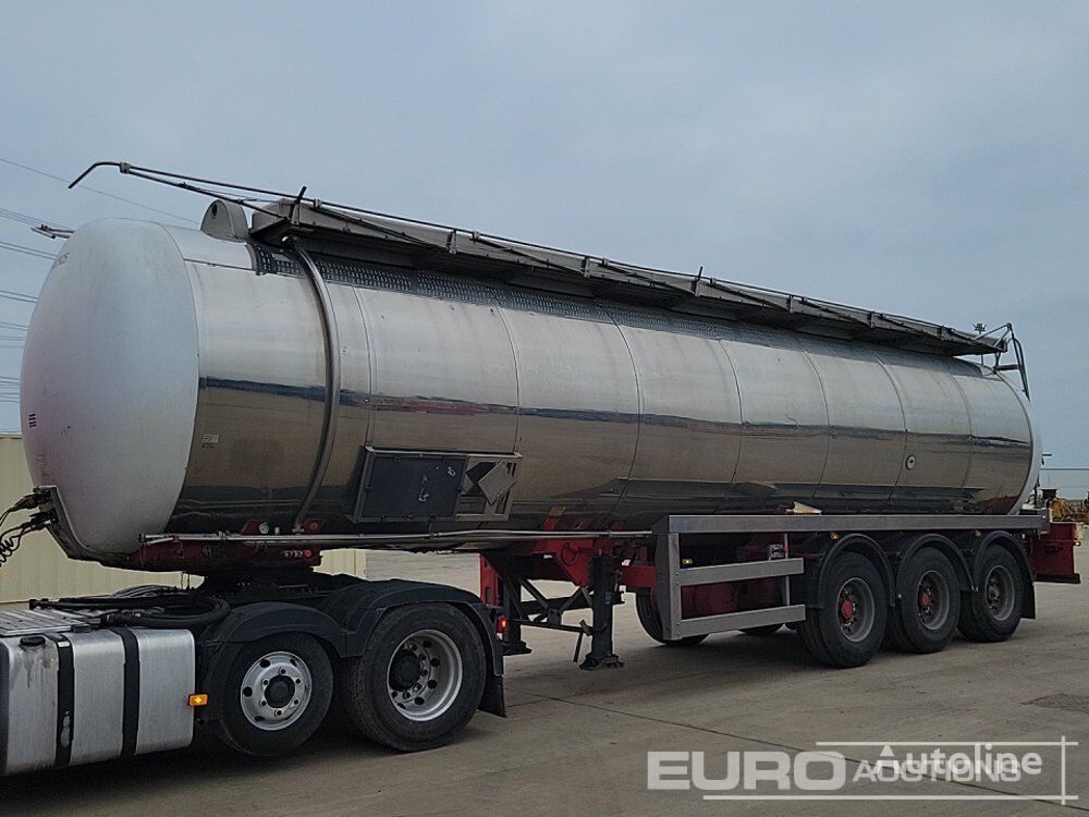 Prodaje se Indox Tri Axle Tanker Trailer cisternu za goriva i maziva na aukciji