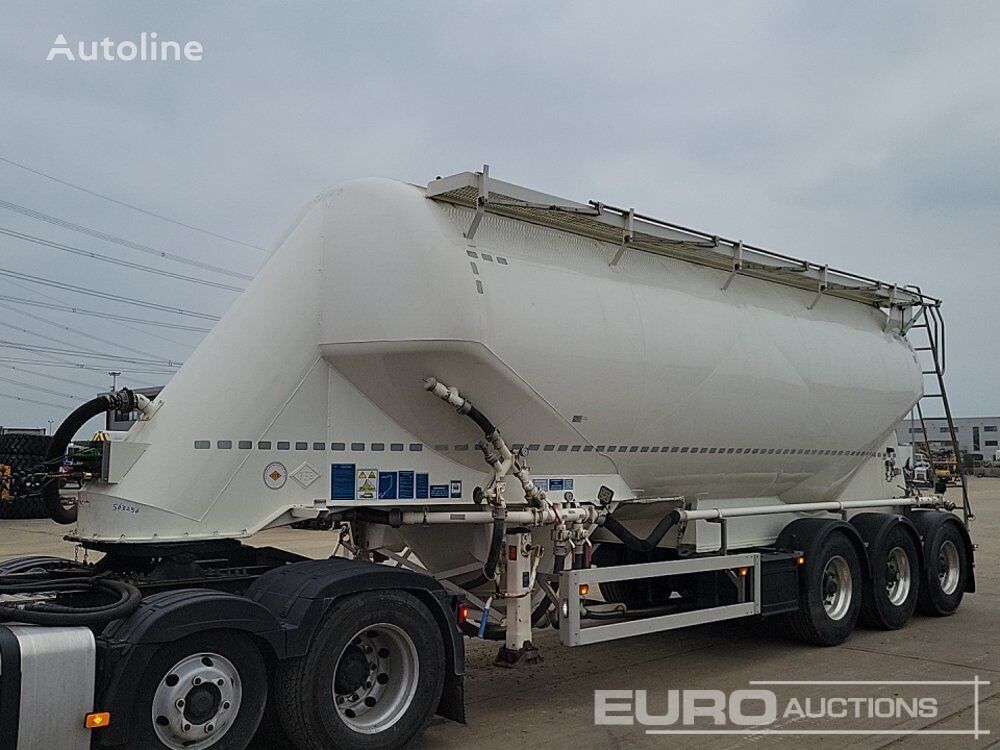 Prodaje se Feldbinder 2016 Feldbinder Tri Axle Tanker Trailer cisternu za prevoz cementa na aukciji