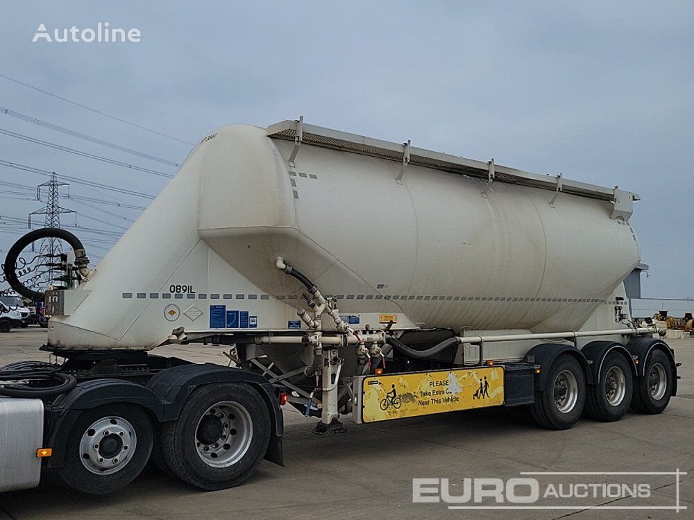 Prodaje se Feldbinder 2016 Feldbinder Tri Axle Tanker Trailer cisternu za prevoz cementa na aukciji