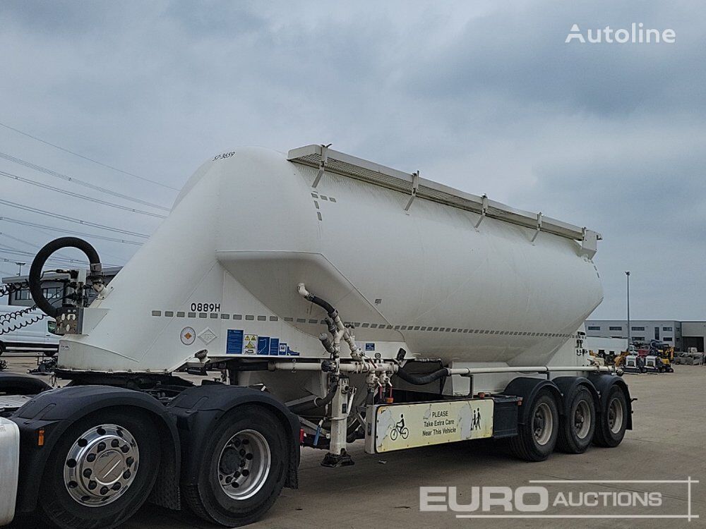 Prodaje se Feldbinder 2016 Feldbinder Tri Axle Tanker Trailer cisternu za prevoz cementa na aukciji