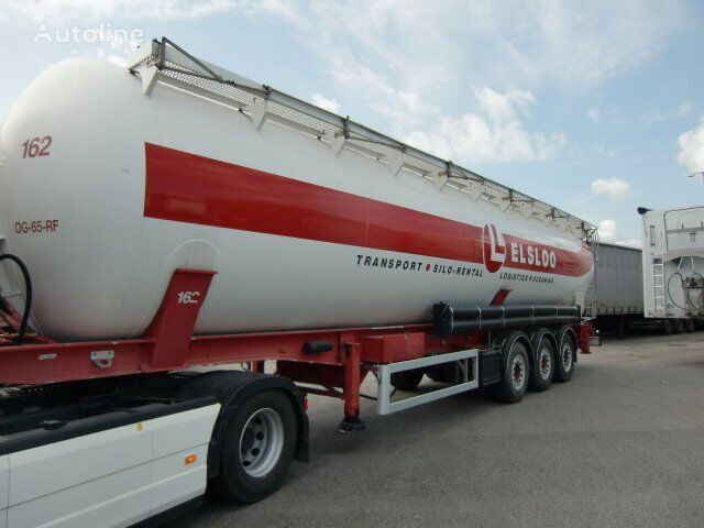 Feldbinder KIP 63.3 Siloauflieger, SAF-Achsen, Alu-Felgen cisterna silos