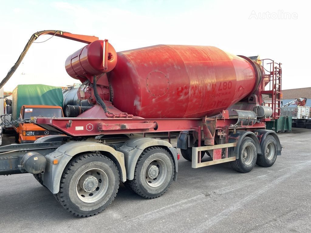 Hoenkhaus 12m3 CONCRETE MIXER 2 Axles SAF - AIR SUSP. - DRUM BR poluprikolica betonska mešalica