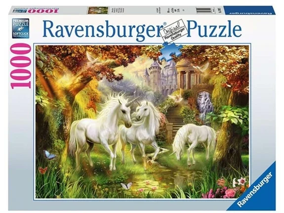 Ravensburger puzzle (slagalice) - Jednorozi u šumi