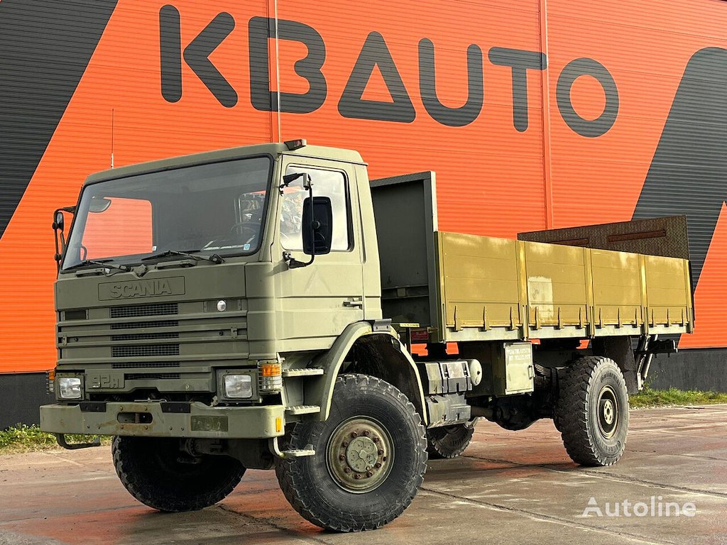 Scania P 92 4x4 SINGLE WHEEL REAL 4x4 WITH ONLY 48838 KM !!! kamion s ravnom platformom