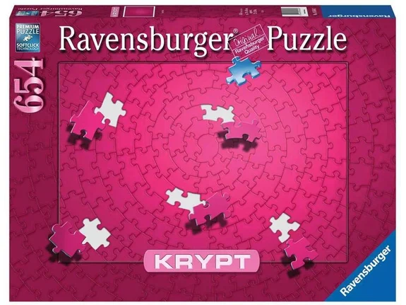 Ravensburger puzzle (slagalice) - KRYP pink