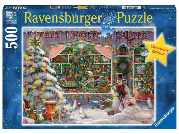 Ravensburger puzzle (slagalice) - Božić na prodavnica