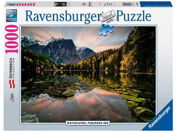 Ravensburger puzzle (slagalice) - Naturjuwel Piburger See