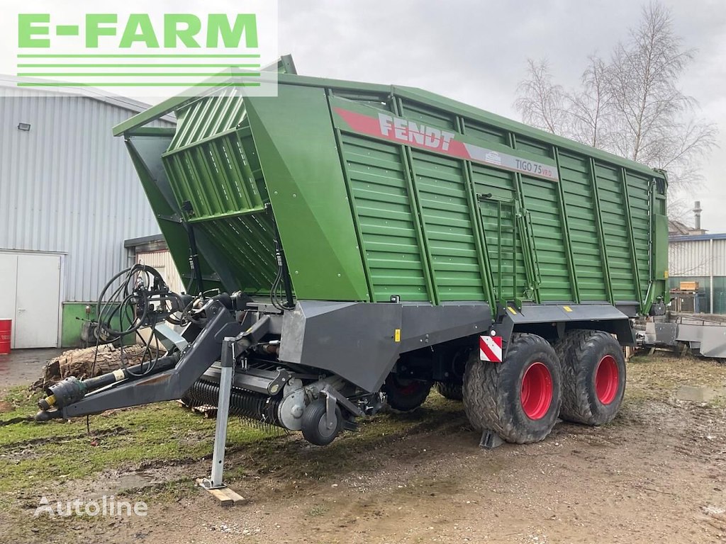 Fendt tigo 75 vr prikolica platforma