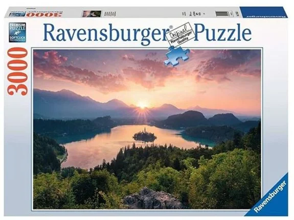 Ravensburger puzzle (slagalice) – Jezero Bled, Slovenija