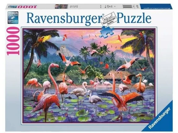 Ravensburger puzzle (slagalice) - Flamingosi